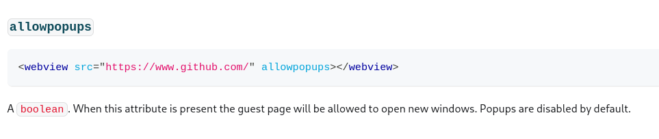 [Bug]: webview tag inside electron and react project needs to have strings passed to boolean ...