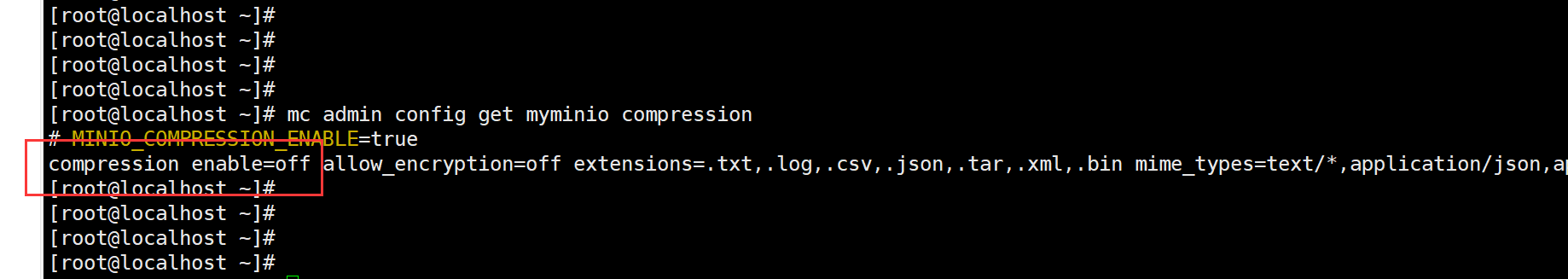 Compression configuration does not work · Issue #15536 · minio/minio · GitHub