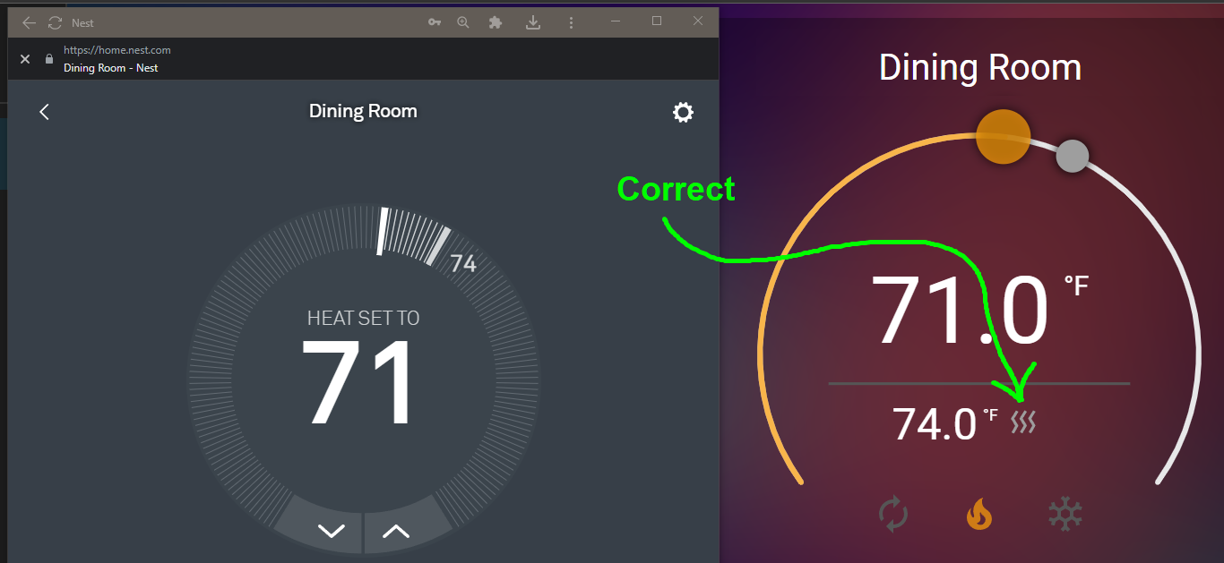 In cooling mode, the status indicator fails to indicate "cooling" state · Issue #101 ...