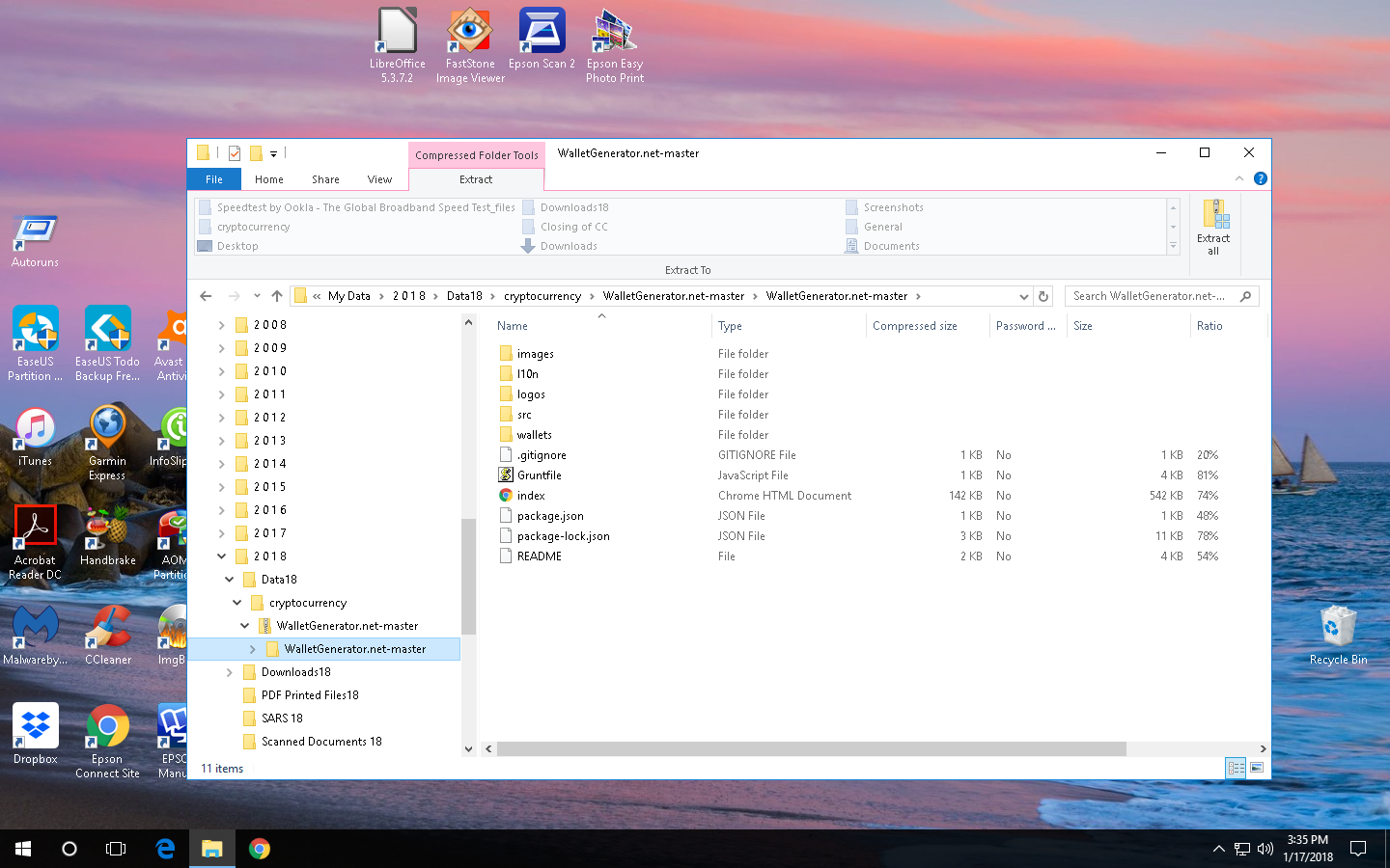 Wallet Generator doesn't work from inside the zip archive (windows) · Issue #147 ...
