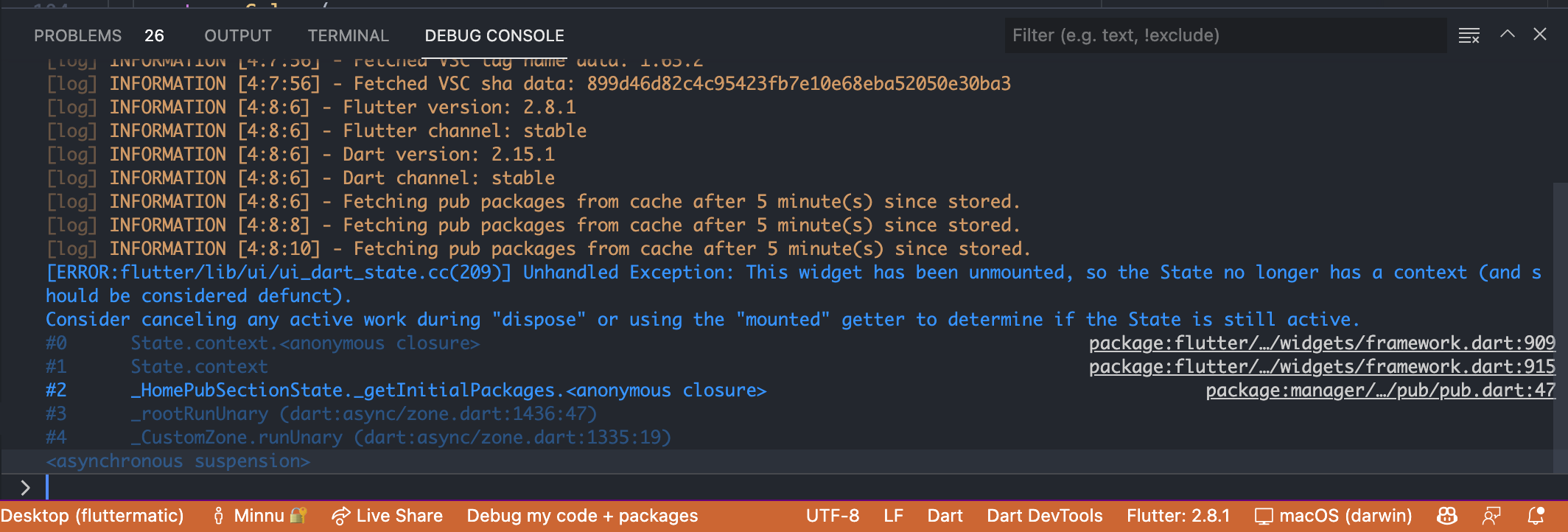 Objects not disposing correctly. · Issue #34 · FlutterMatic/desktop · GitHub