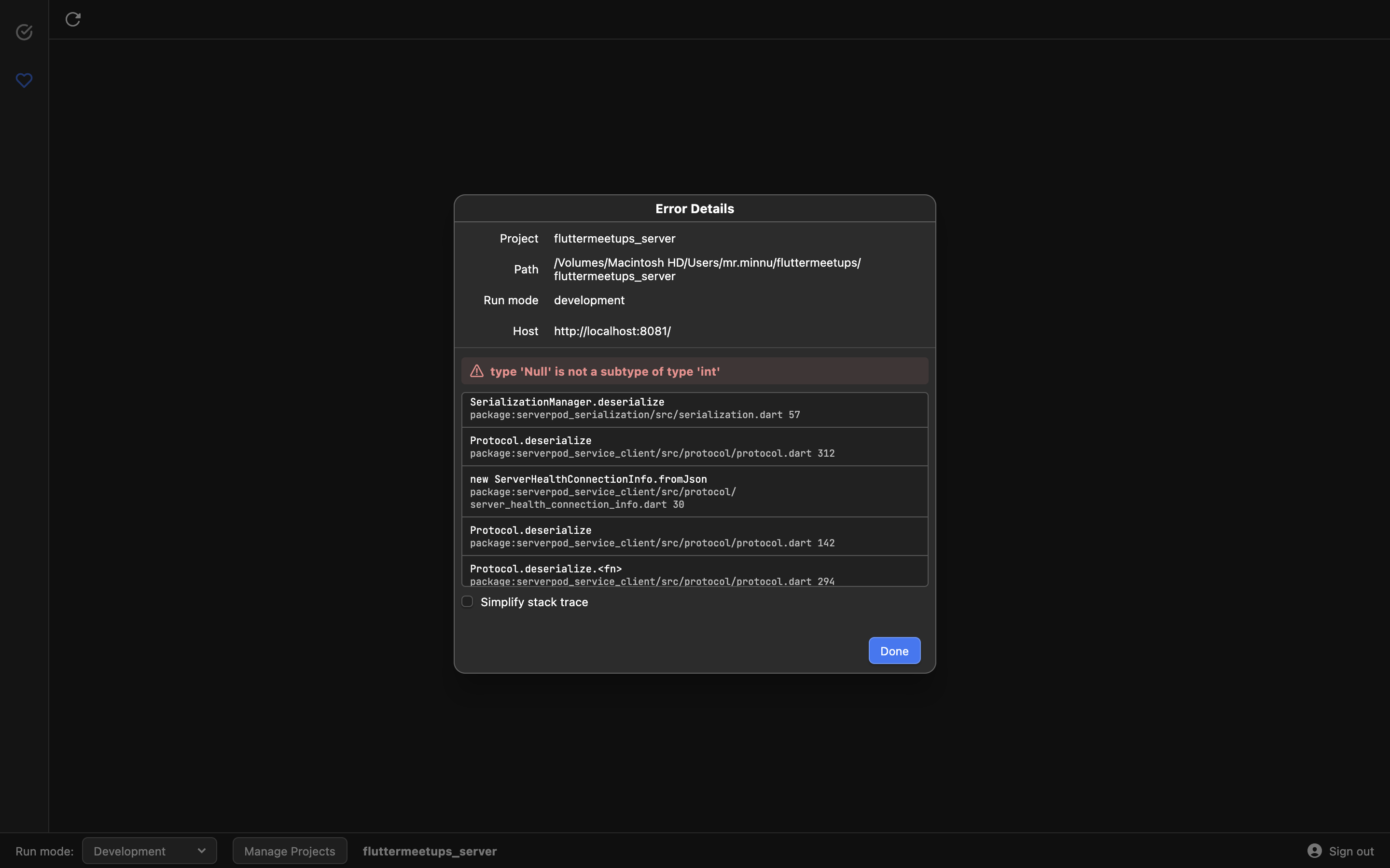 [Internal] - Couldn't able to read Health metrics · Issue #583 · serverpod/serverpod · GitHub