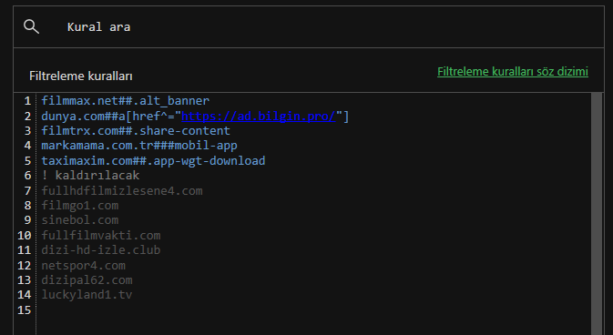 Syntax highlighter for the advanced filter editors · Issue #4434 ...