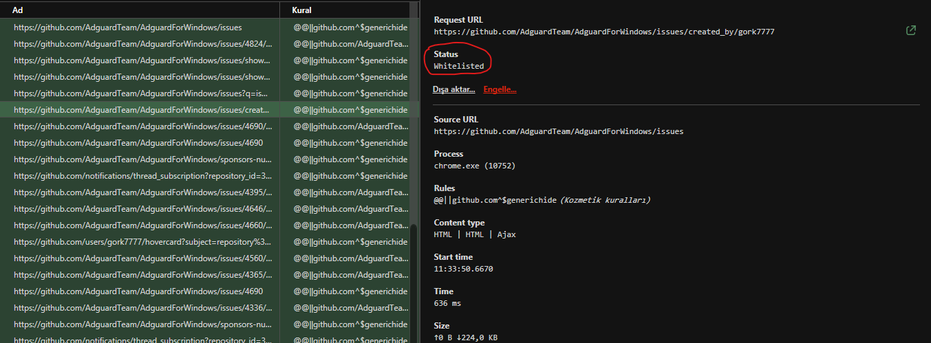 There're missing strings from the Filtering log in Crowdin · Issue #4825 · AdguardTeam ...