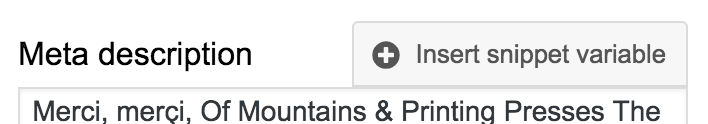 Snippet variables inserter · Issue #552 · Yoast/yoast-components · GitHub