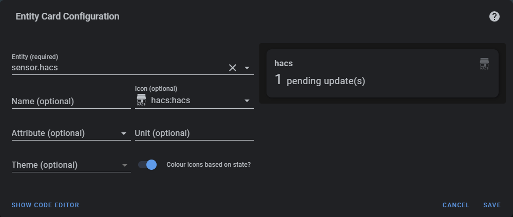 Colored icon for sensor.hacs when HACS has updates · Issue #2455 · hacs ...