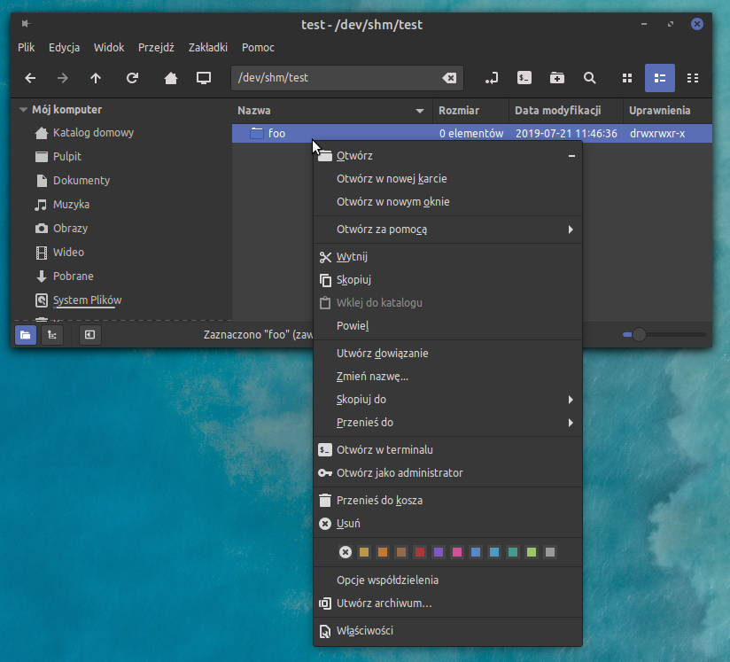 Contextual creating of new folders · Issue #2176 · linuxmint/nemo · GitHub
