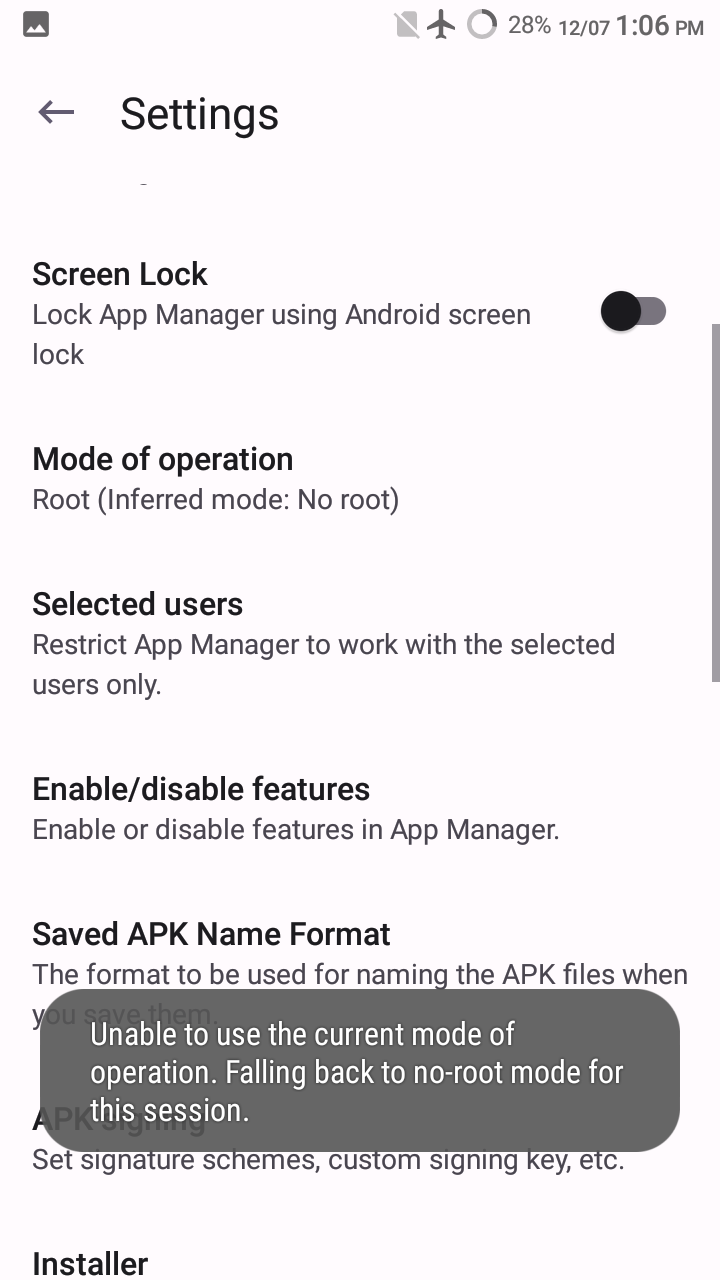 root mode failed to work and splash screen takes too much time · Issue #803 · MuntashirAkon ...