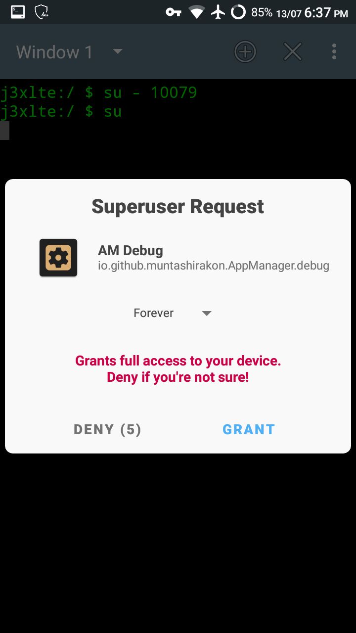 root mode failed to work and splash screen takes too much time · Issue #803 · MuntashirAkon ...