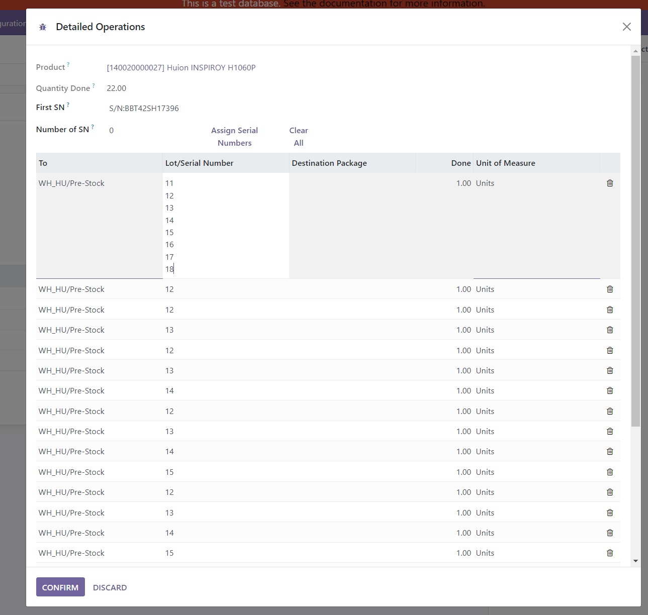 160 Incorrect Behavior When Entering Serial Numbers In Receipts · Issue 137108 · Odooodoo