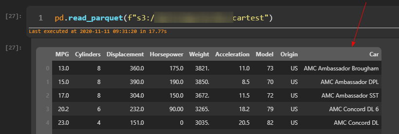 wr.s3.store_parquet_metadata reading category dtype as null string ...