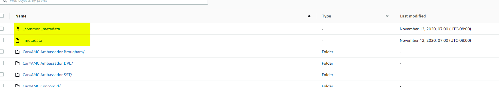 wr.s3.store_parquet_metadata reading category dtype as null string · Issue #447 · aws/aws-sdk ...