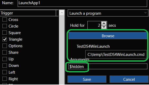 Supports .BAT/.CMD batch scripts in specAction "LaunchProgram" and a ...