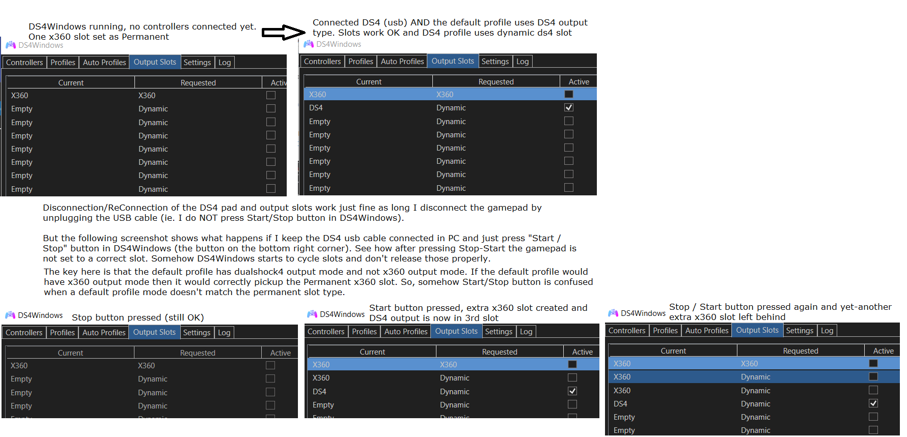 Issue regarding Dynamic Output Slots · Issue #2183 · Ryochan7/DS4Windows · GitHub