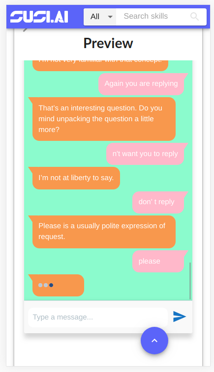 Chatbot giving answer before question and then getting infinite load time · Issue #3494 ...
