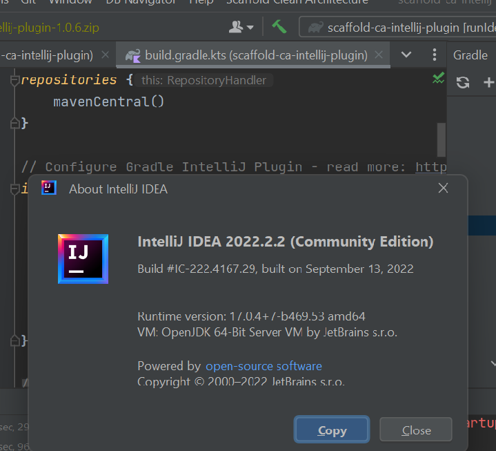 Intellij 2022.2.1 released and now it is not compatible · Issue #20 · bancolombia/scaffold-ca ...