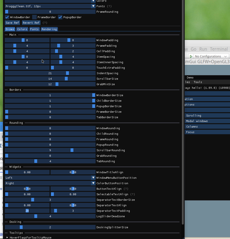 linux about dock window and menu some problems · Issue #6711 · ocornut/imgui · GitHub