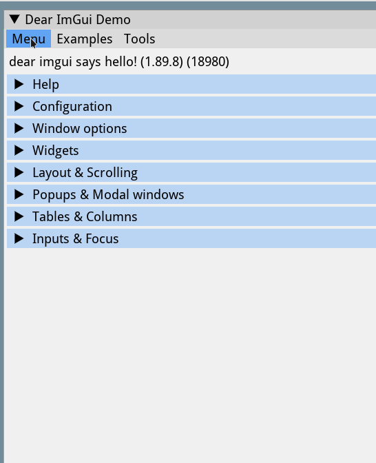Linux About Dock Window And Menu Some Problems · Issue 6711 · Ocornutimgui · Github