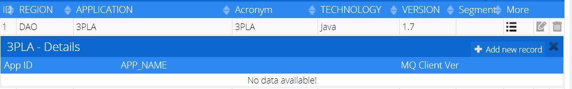 Child table not populating data (No data available ) · Issue #2150 · volosoft/jtable · GitHub