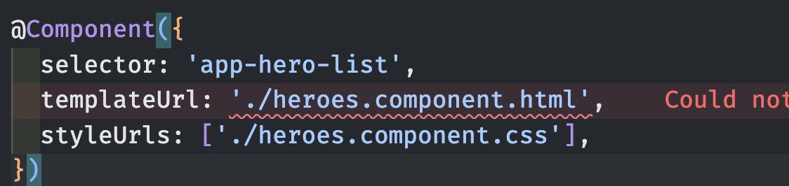 Router tutorial tour of heroes - doc bug fix suggestion · Issue #50794 · angular/angular · GitHub