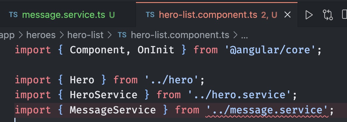 Router Tutorial Tour Of Heroes Doc Bug Fix Suggestion · Issue 50794 · Angularangular · Github 2077