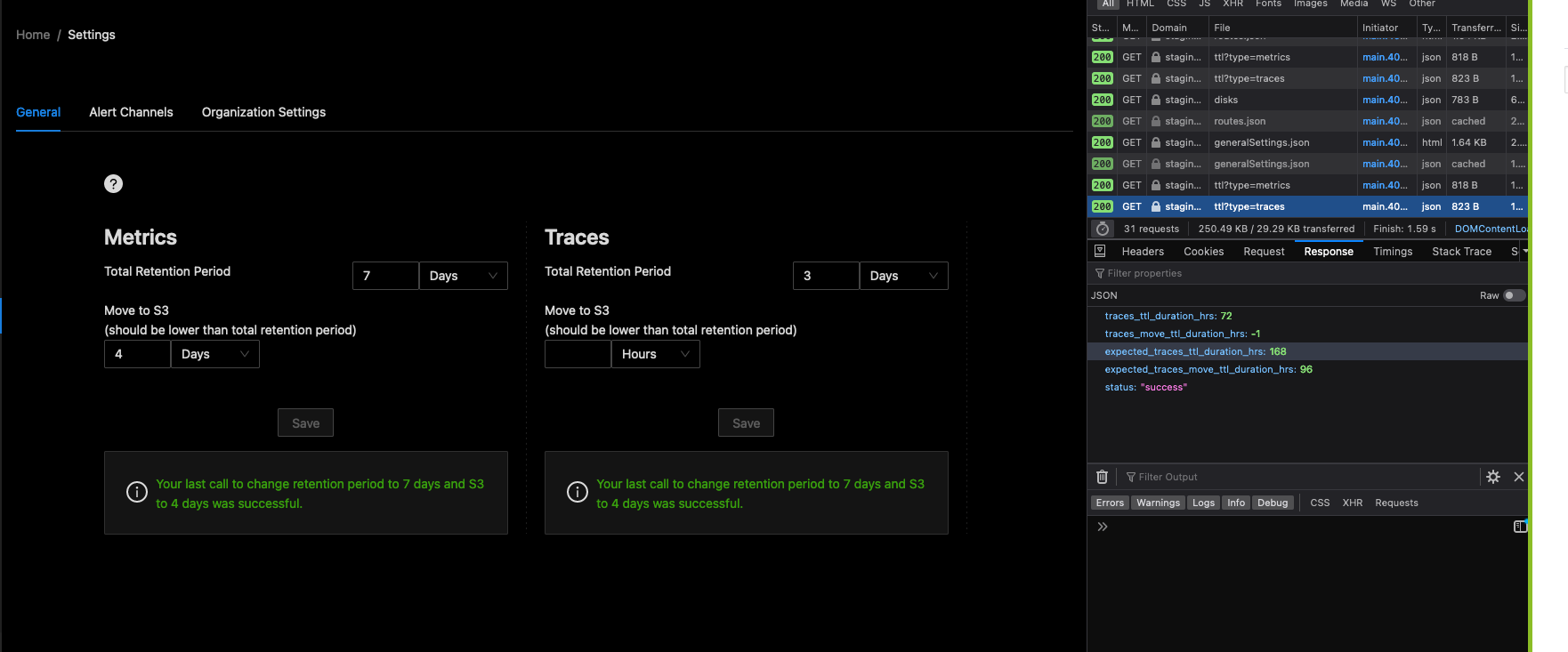 Not able to set traces retention when s3 cold storage is enabled · Issue #1523 · SigNoz/signoz ...
