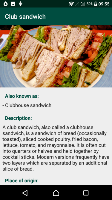 GitHub - MariemMezghani/Sandwich_Club_App: Project 1 of the Udacity Android Developer Nanodegree