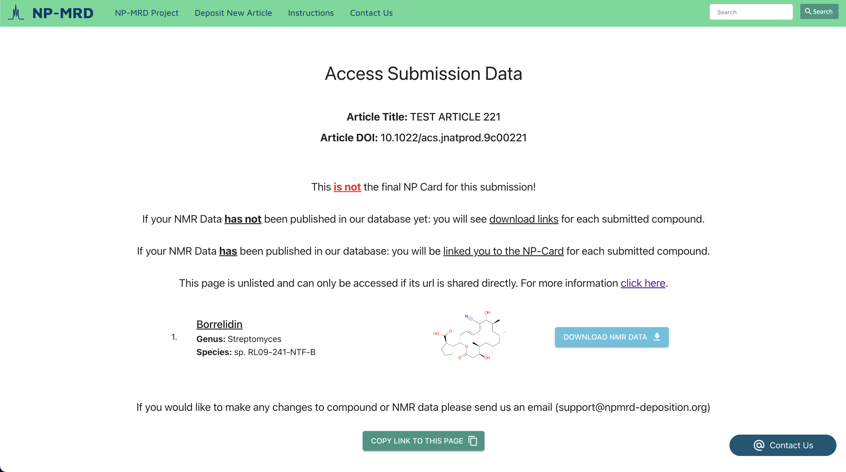 Data Publishing and Sharing | article-pipeline-docs