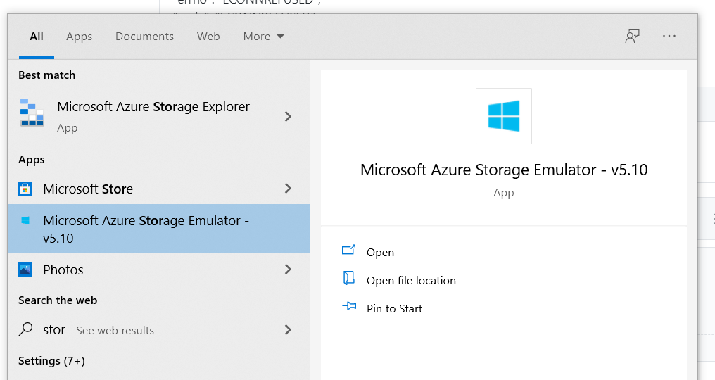 Not able to open local storage container · Issue #4660 · microsoft/AzureStorageExplorer · GitHub