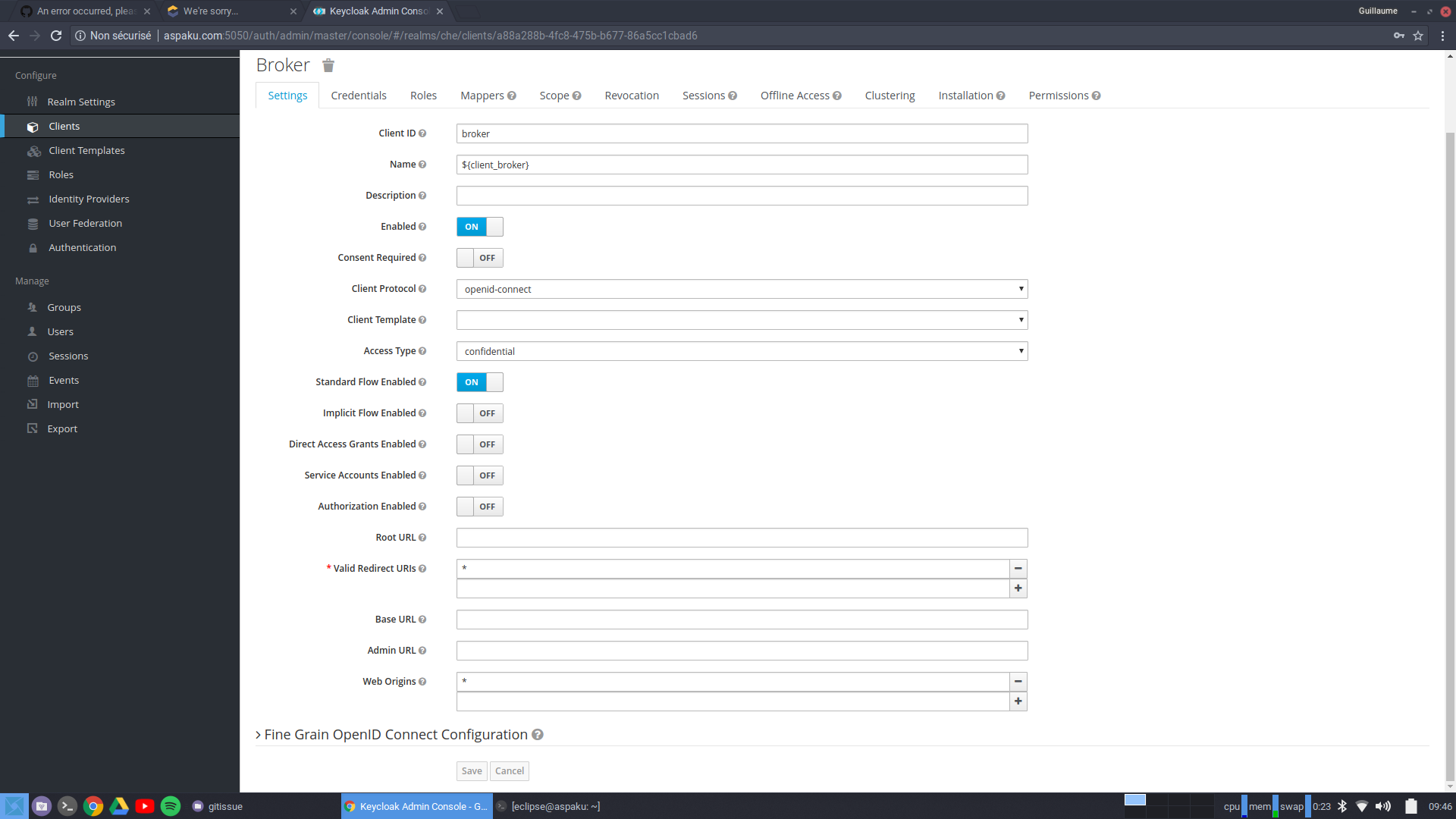 An error occurred, please login again through your application when ...