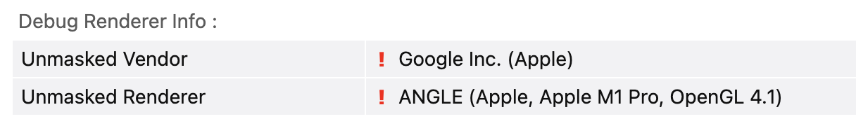 Look At Debug Renderer Info Results And See What We Can Hidefarble · Issue