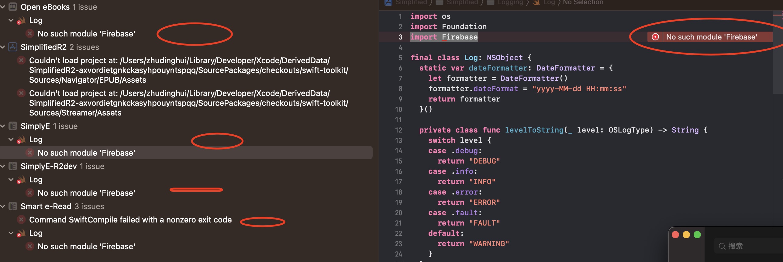 Carthage Firebaser ,Then import Firebase, show "No such module 'Firebase" · Issue #11354 ...