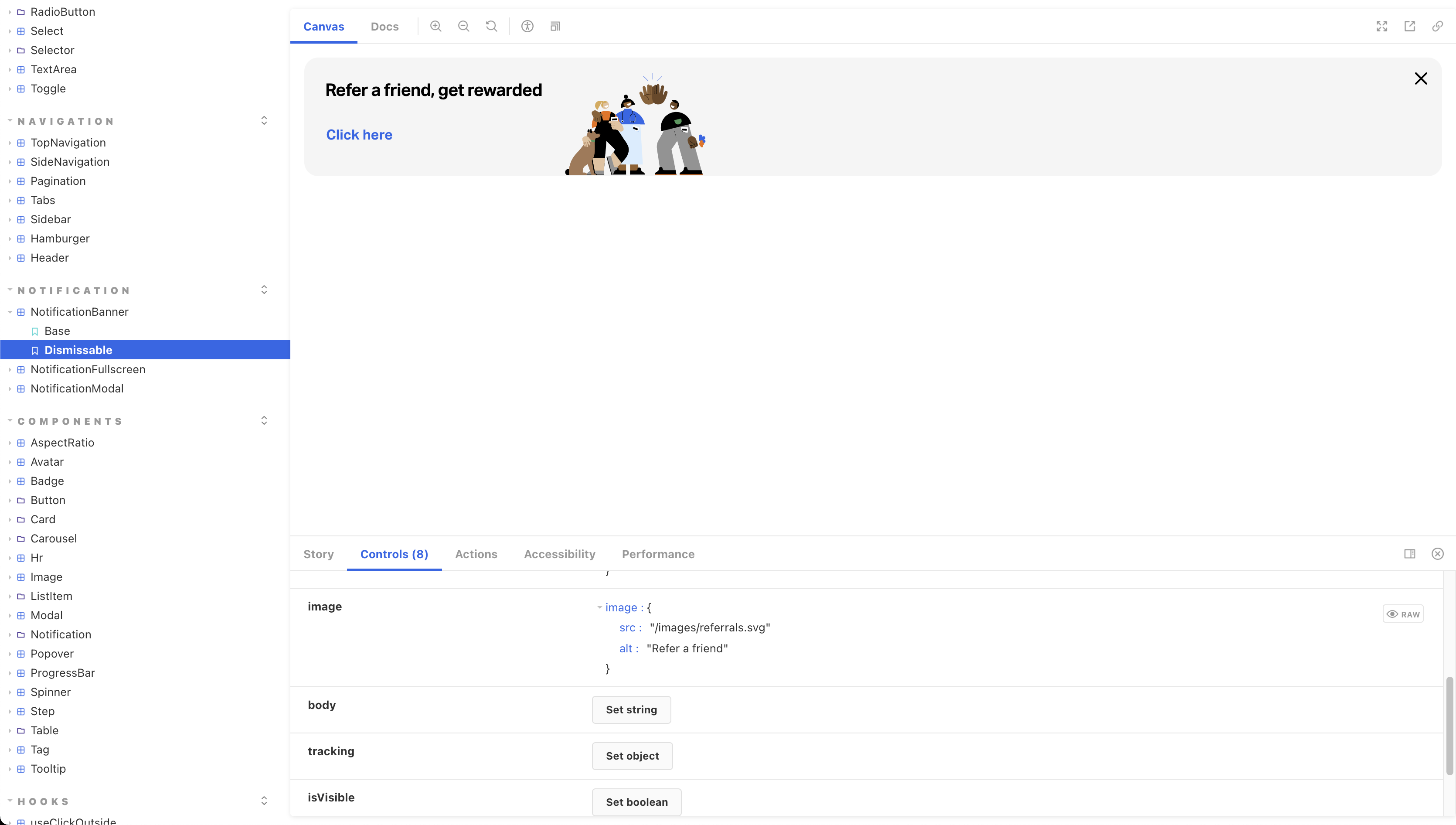 Extra space in the NotificationBanner should be added between the copy and the asset · Issue ...