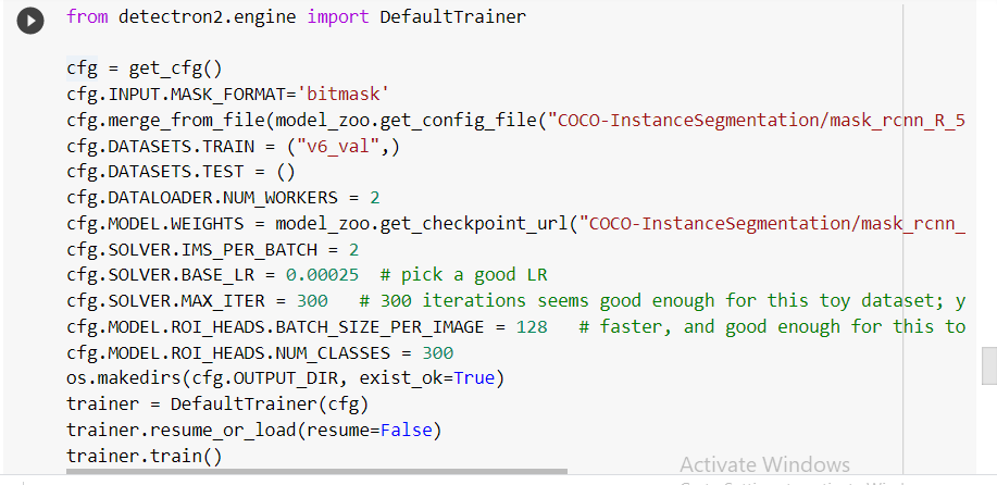 AttributeError: Cannot find field 'pred_masks' in the given Instances ...