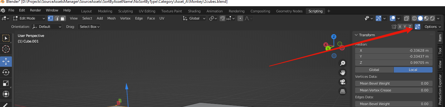 [DONE] Allow auto-merge in edit mode using existing Blender auto-merge ...