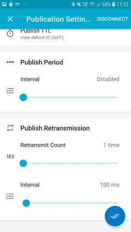 String error after disabling retransmit count · Issue #334 · NordicSemiconductor/Android-nRF ...