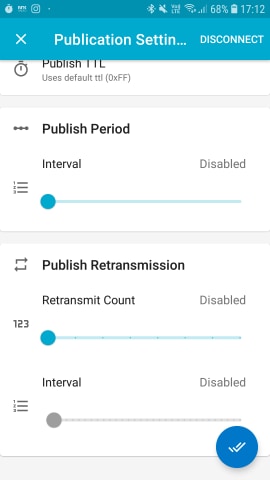 String error after disabling retransmit count · Issue #334 · NordicSemiconductor/Android-nRF ...
