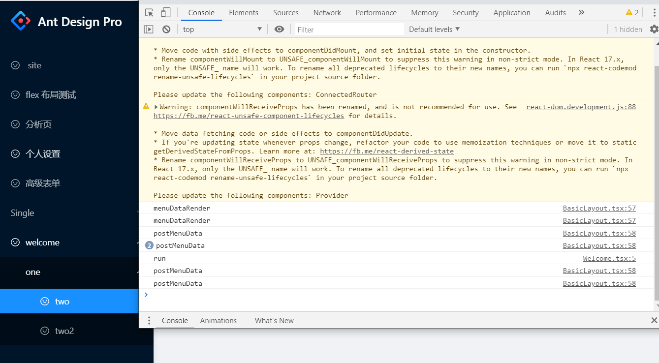 🐛[BUG]menuDataRender,postMenuData重复执行 · Issue #429 · ant-design/ant-design-pro-layout · GitHub