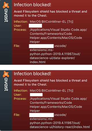 Trojan Detected in datascience-ui · Issue #3435 · microsoft/vscode-jupyter · GitHub