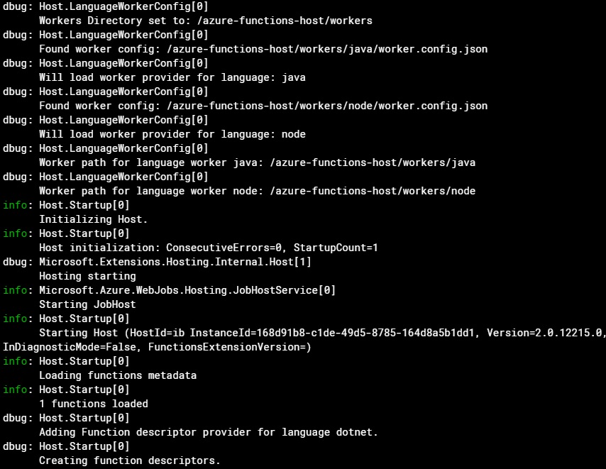 Print Host Version On Startup · Issue 3361 · Azureazure Functions Host · Github
