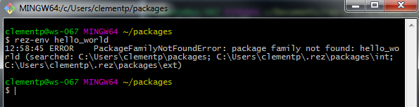 working 'getting started' guide for windows · Issue #469 · AcademySoftwareFoundation/rez · GitHub