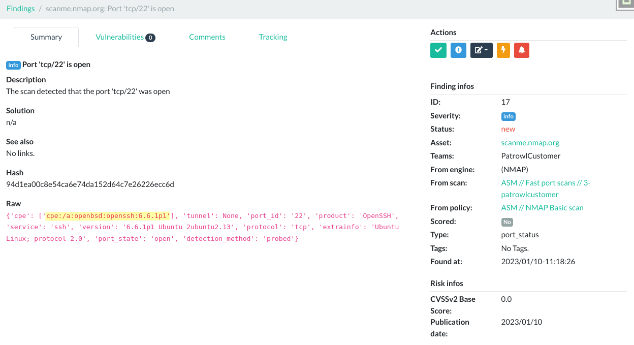 nmap engine returns only one CPE per service · Issue #270 · Patrowl/PatrowlEngines · GitHub