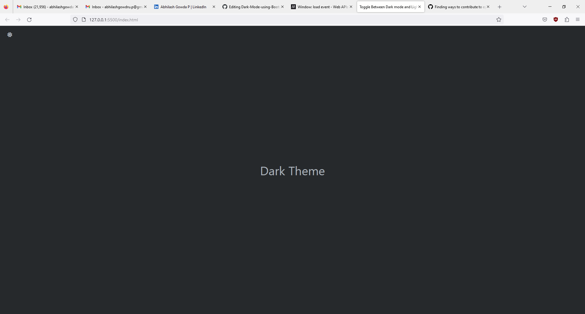 GitHub - abhi-gowdru/Dark-Mode-using-Bootstrap-5: Toggle Between Dark ...