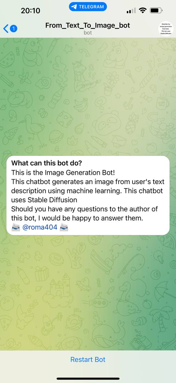GitHub - Chepenkoroman/ImageGenerationBot: The repository of chatbot ...