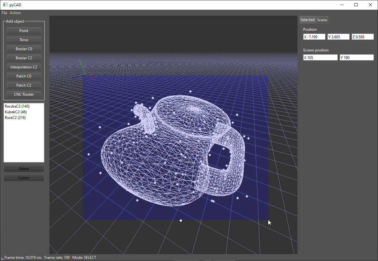 GitHub - VenMolom/GeometricModeling: Simple CAD software written with Qt6 and DirectX11.