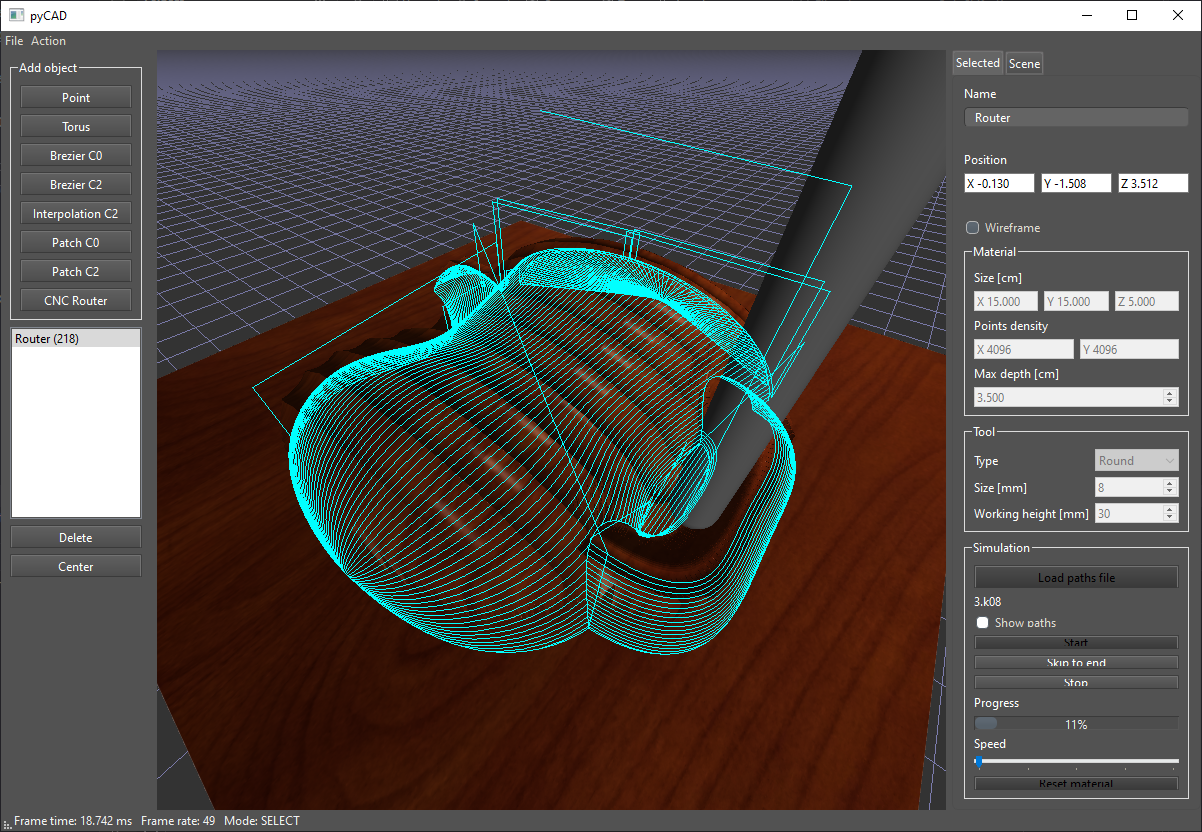 GitHub - VenMolom/GeometricModeling: Simple CAD software written with Qt6 and DirectX11.