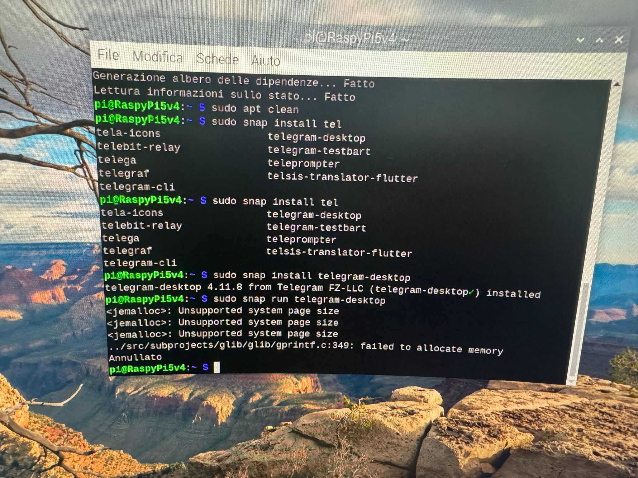 Snap telegram-desktop not start on raspberry pios arm64 · Issue #2571 · jemalloc/jemalloc · GitHub