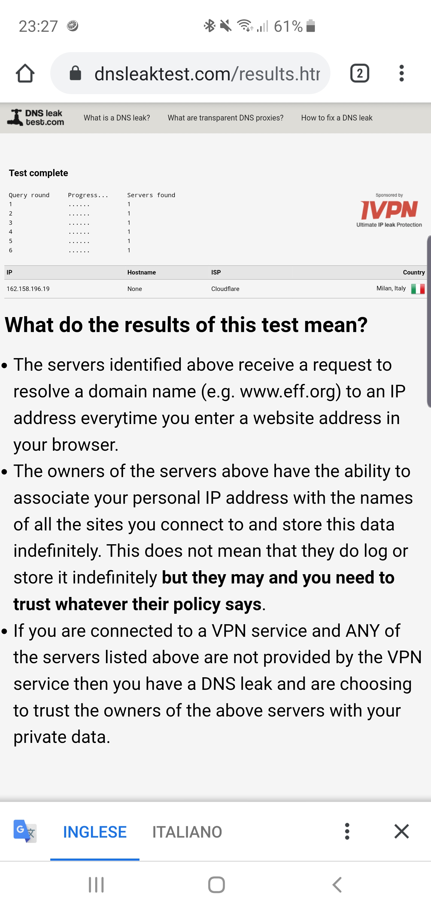 why don't I receive cloudflare server dns Roma? · Issue #1047 · DNSCrypt/dnscrypt-proxy · GitHub