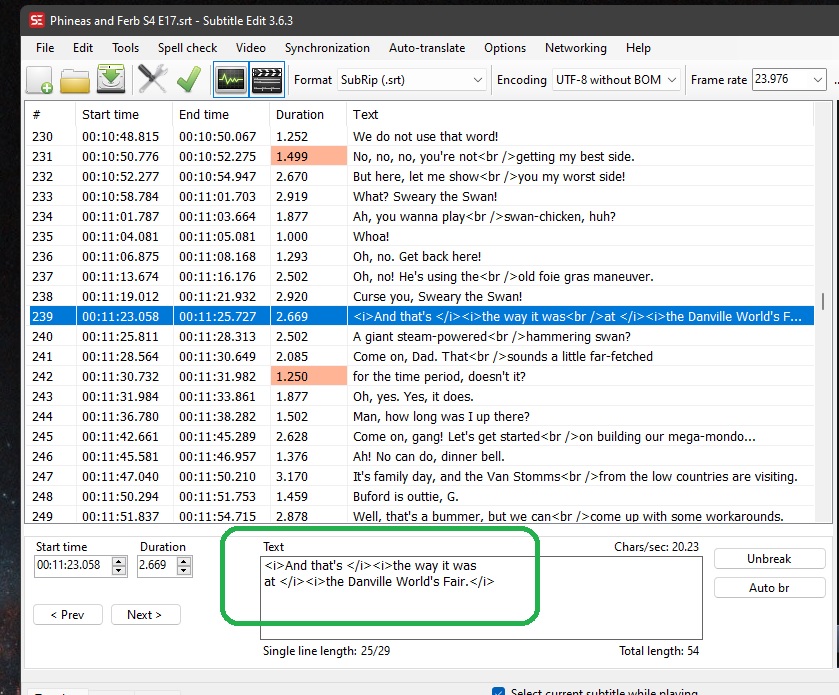 Double Italics · Issue 5493 · Subtitleeditsubtitleedit · Github 1971
