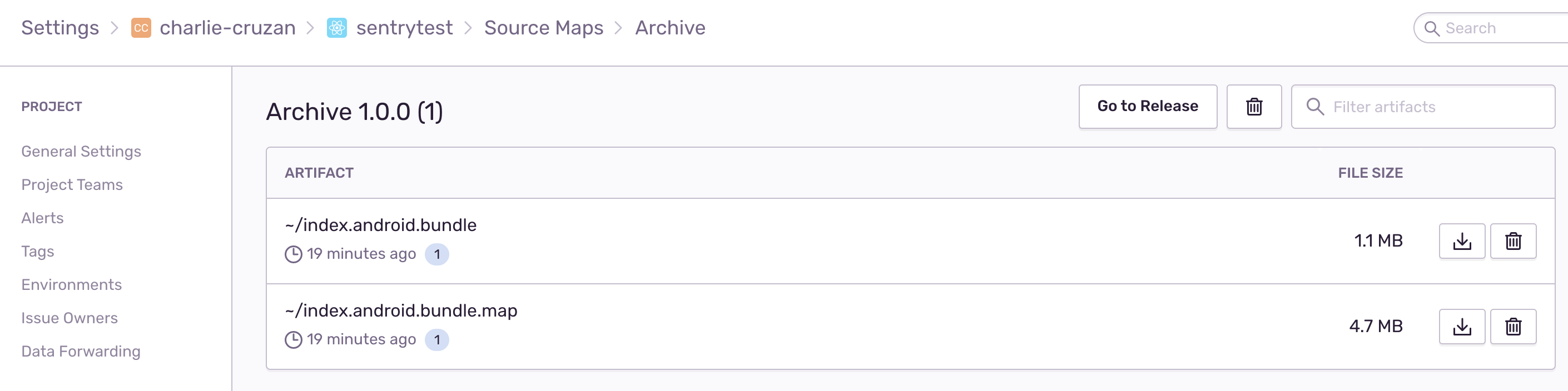 iOS source map is not linked: "Source code was not found" · Issue #888 · getsentry/sentry-react ...